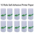 Walmart 10 Rolls Self-Adhesive Mini Printer Paper for Thermal Printing ...