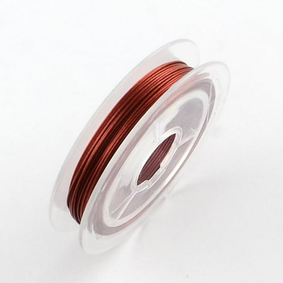 10 Rolls Tiger Tail Wire Nylon-Coated Stainless Steel FireBrick 0.38mm ...