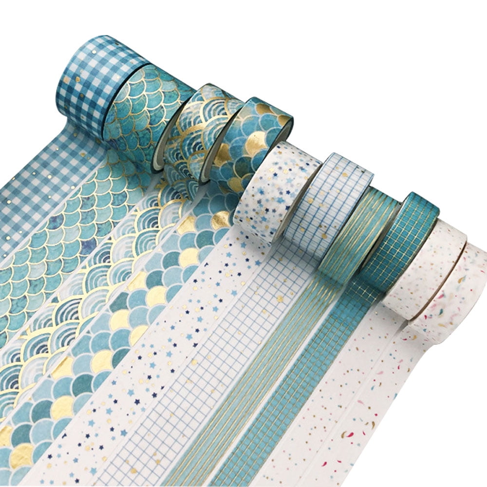 10 Rolls Washi Tape Set, Washi Masking Decorative Tapes for Christmas ...