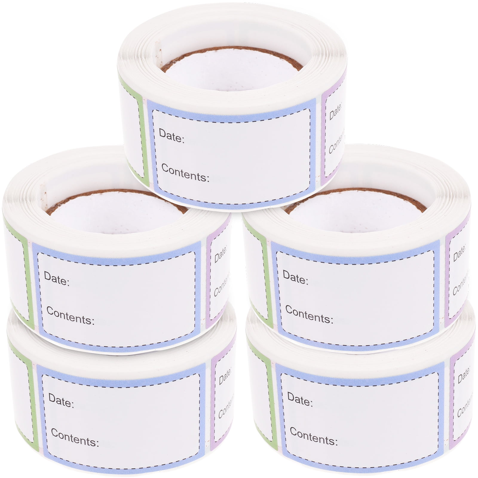 10 Rolls of Decorative Food Labels Note Date Labels Multi-Function ...