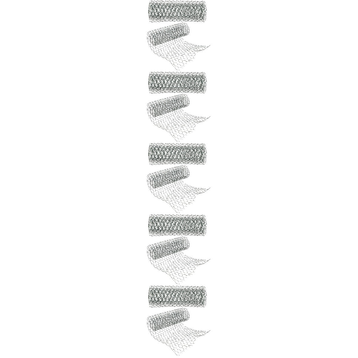 10 Rolls of Flower Wire Mesh Net Sturdy Iron Wire Netting Floral Supply ...