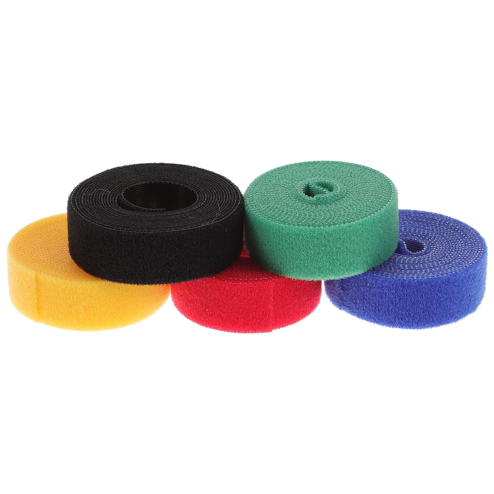 10 Rolls of Sticky Cord Organizer Strip Self-Adhesive Cable Ties Straps ...