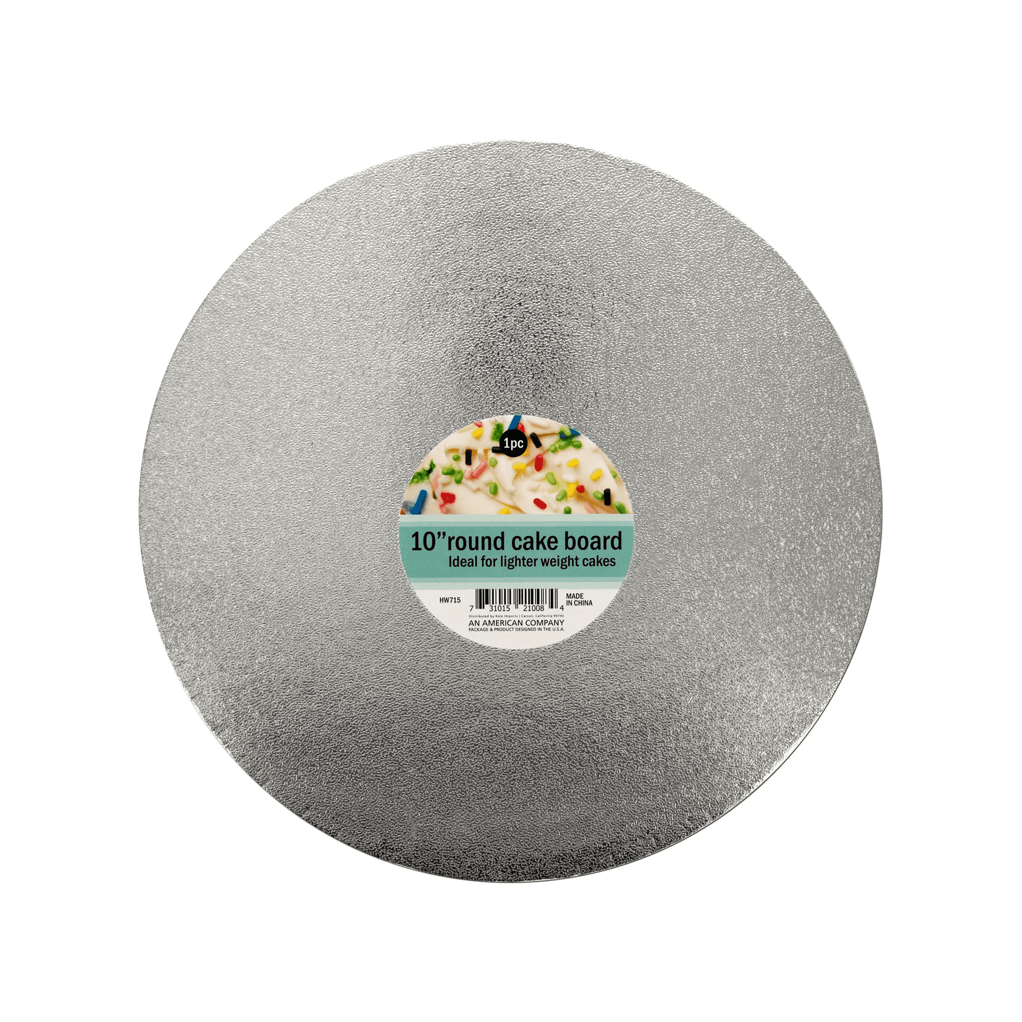 10 in Round Cake Board, Ideal for Lighter Weight Cakes, Easy Cake ...
