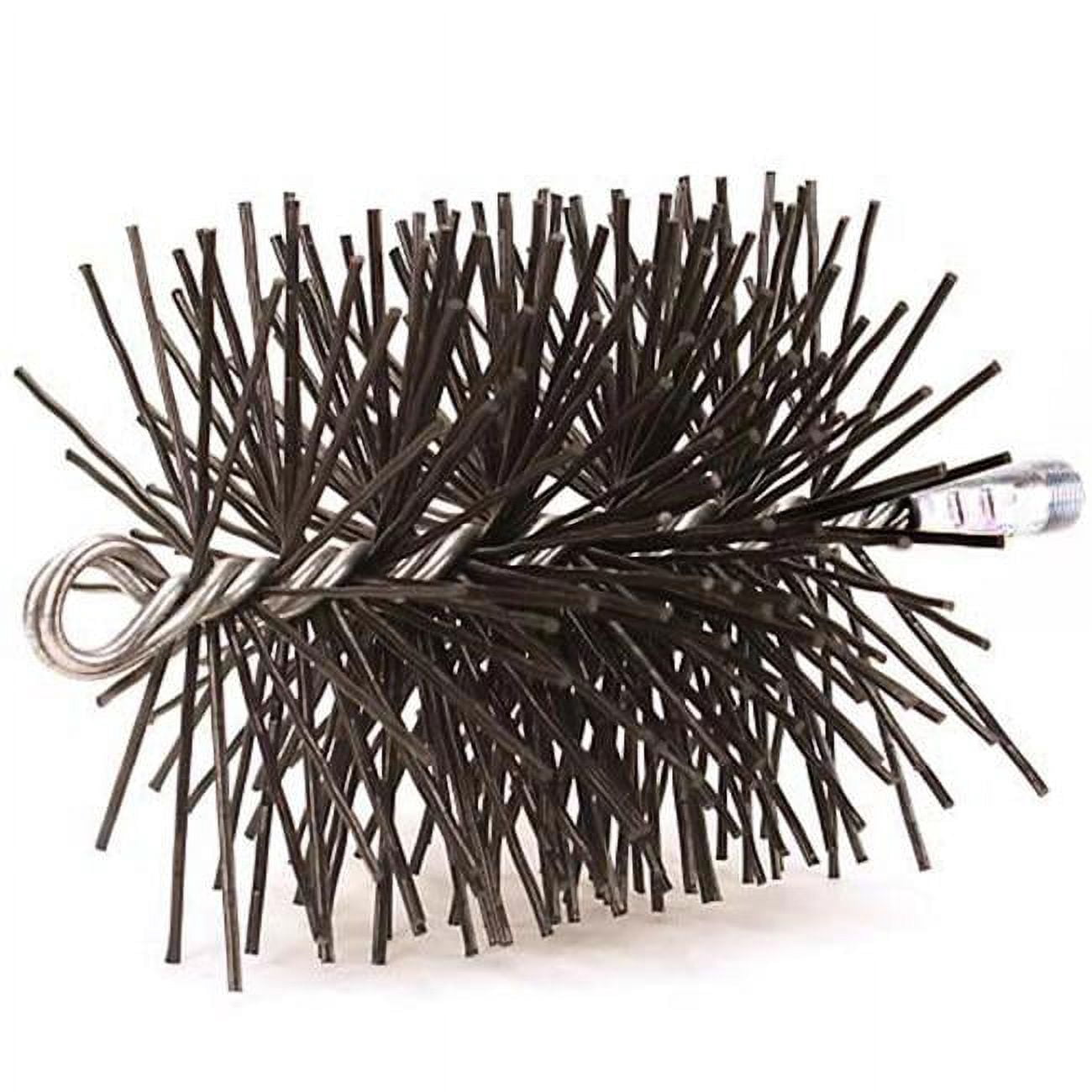 10-Round Heavy-Duty Poly Chimney Brush 3/8“ NTP - Compatible Rod ...