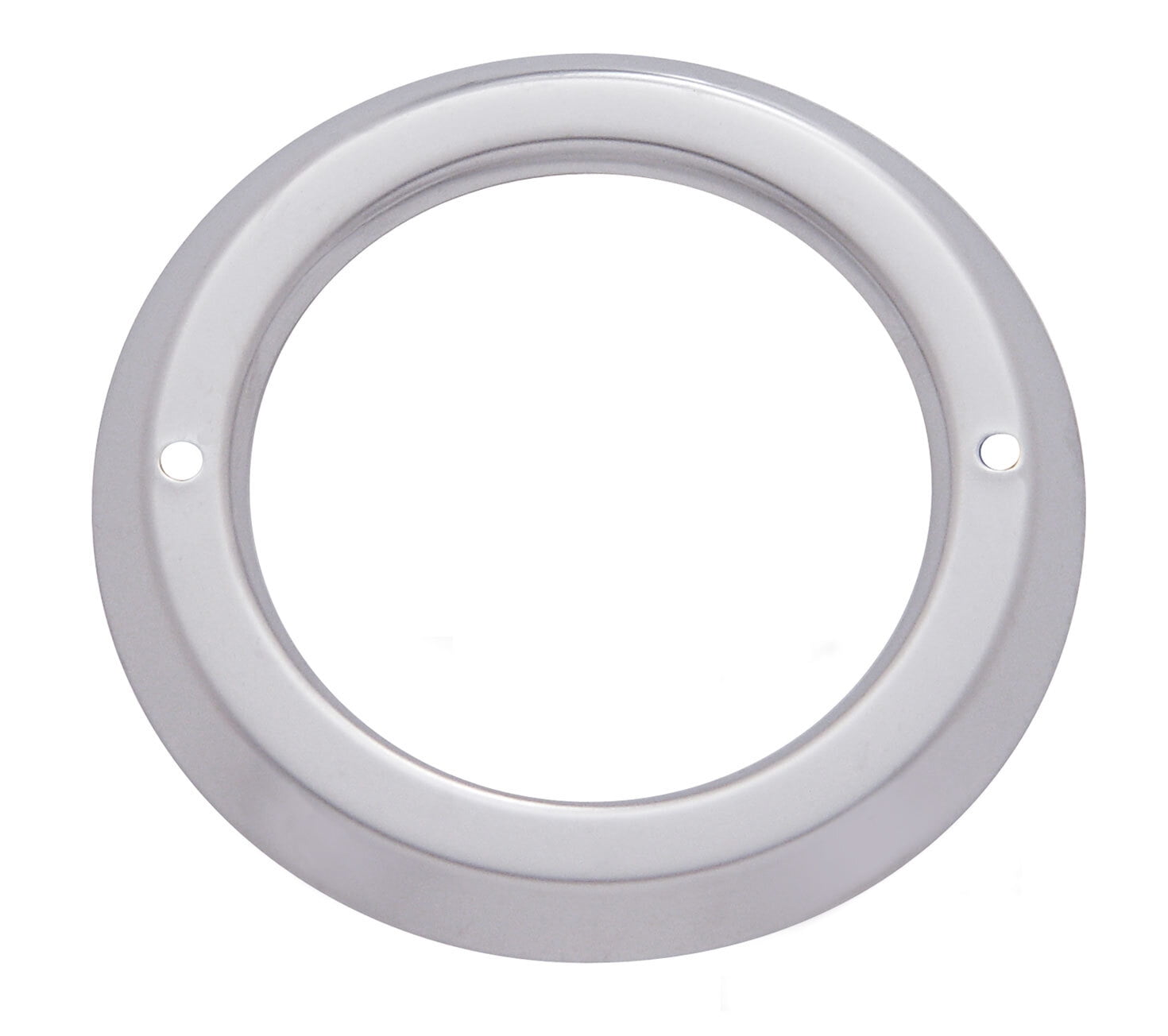 (10) Round Stainless Steel Bezels / Covers 2" LED Side Marker Clearance ...