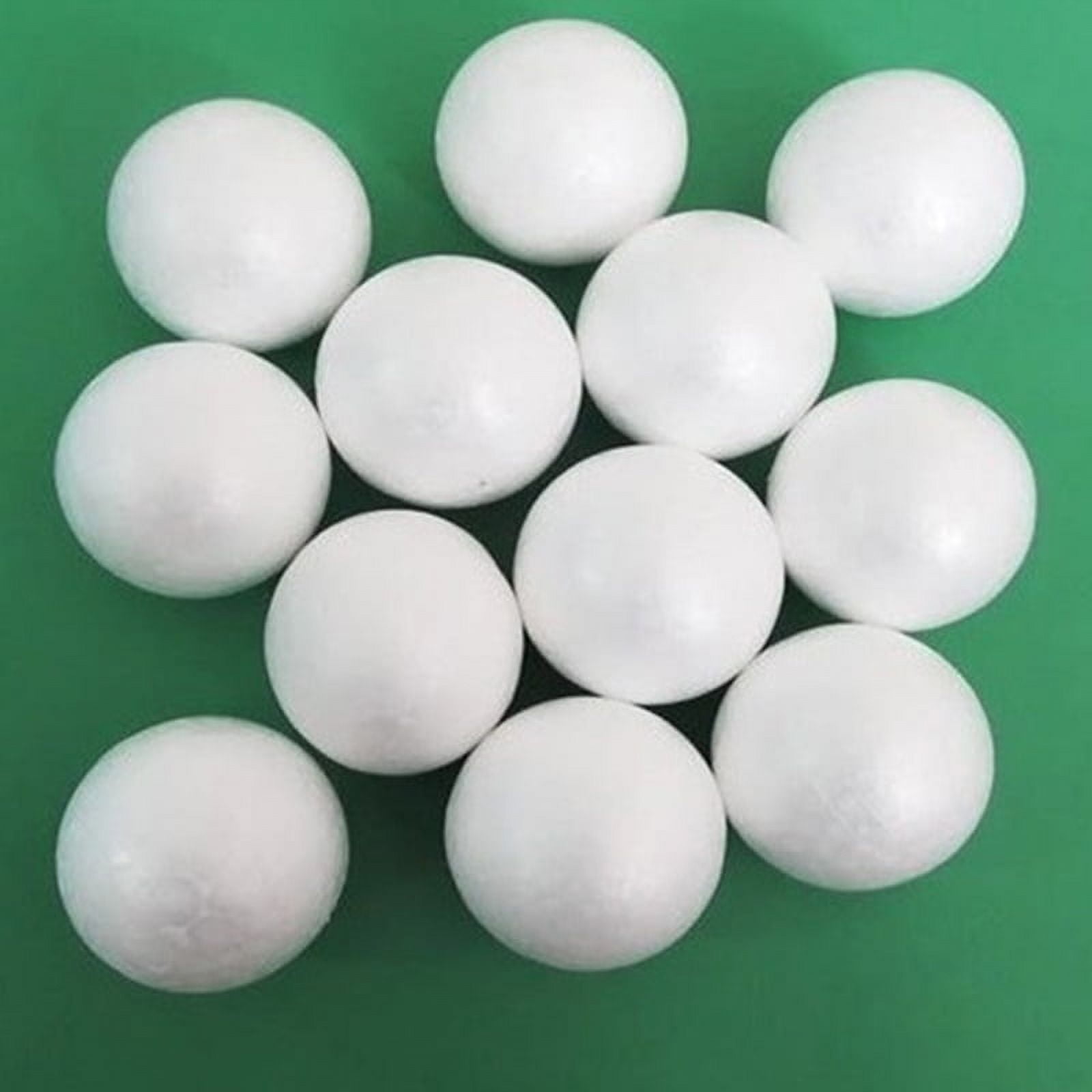 10 Round White 80mm Polystyrene Foam Ball Modelling Sphere Styrofoam ...