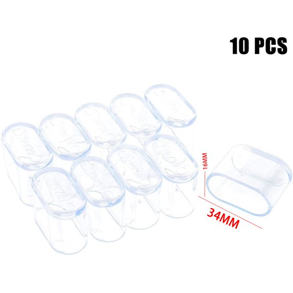 10 Rubber Chair Leg Oval Covers For Furniture Legs And Table Feet ...