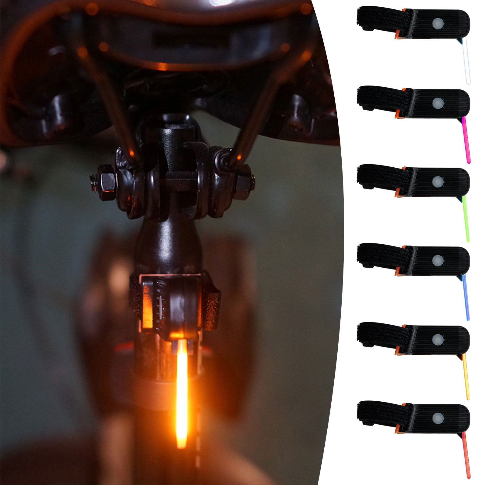 Under 10, Running Water Tail Light, Bicycle Safety Light, Waterproof ...