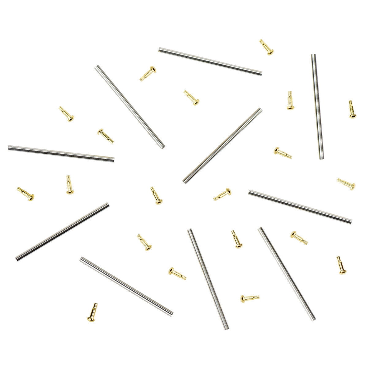 10 SET 18MM TUBE FRICTION PIN FIX ROLEX REGULAR FLIP LOCK WATCH BAND ...