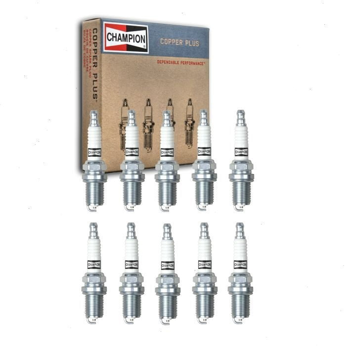 10 SPARK PLUG REPL RC12YC 491055S M78543 12-132-02-S BCPR6ES 792015 ...