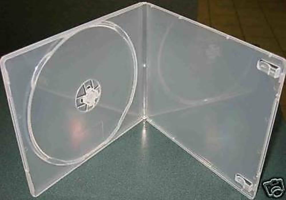 10 SUPER CLEAR 7MM SLIM POLY CD DVD CASE CASES - PSC7SC (U11F ...
