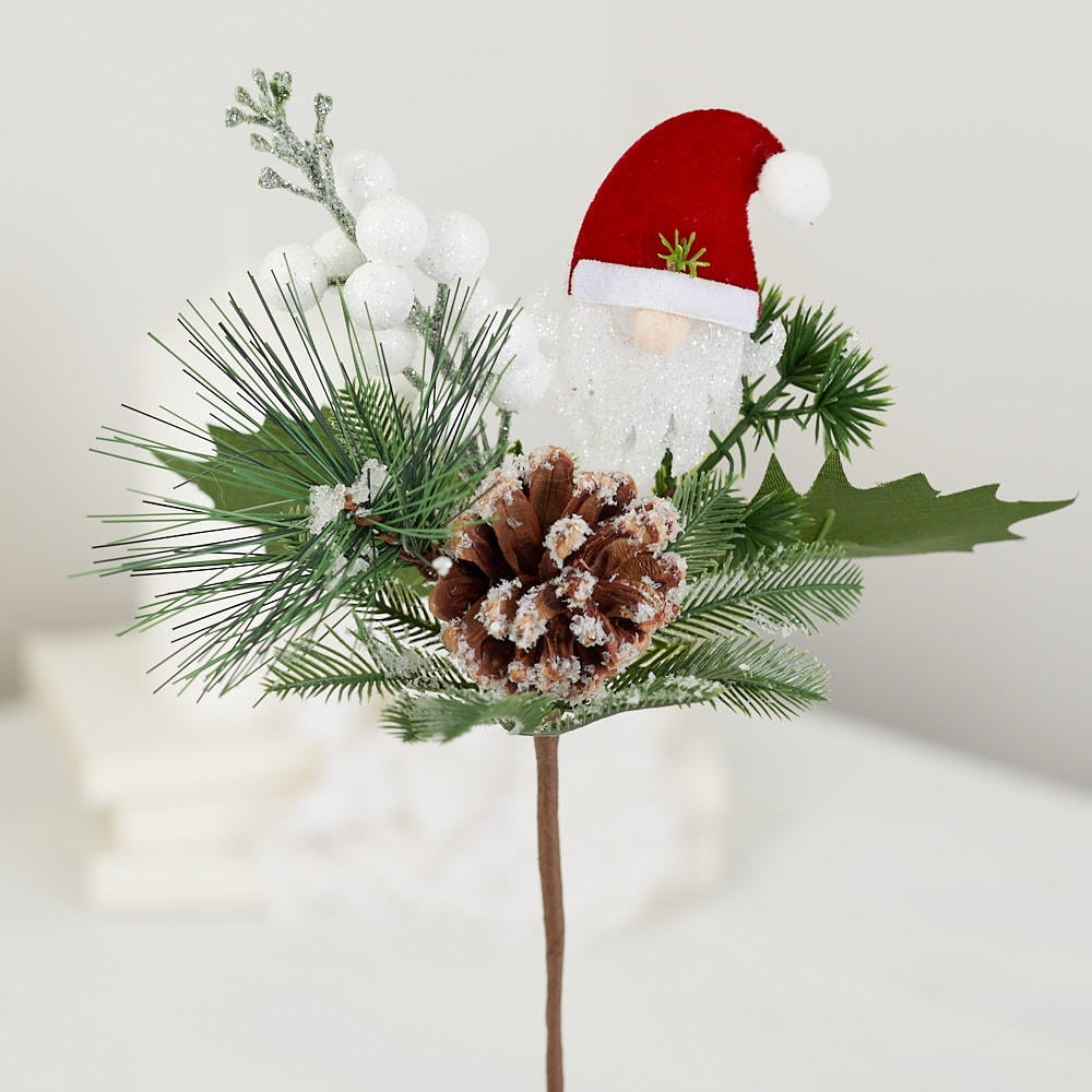 10 Santa Artificial White Berry Pine Picks: Bring the Magic of ...