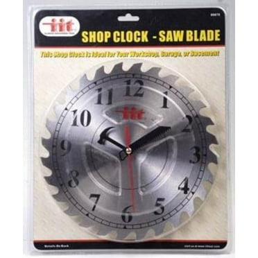 14" Retro Neon Wall Clock, Double Light Ring Vintage Style Clock by ...