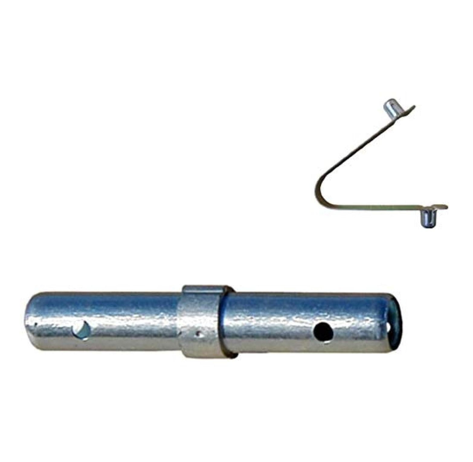 10 Scaffolding Coupling Pin 1-1/4"OD x 9"L with 1" Collar and 10 Spring ...