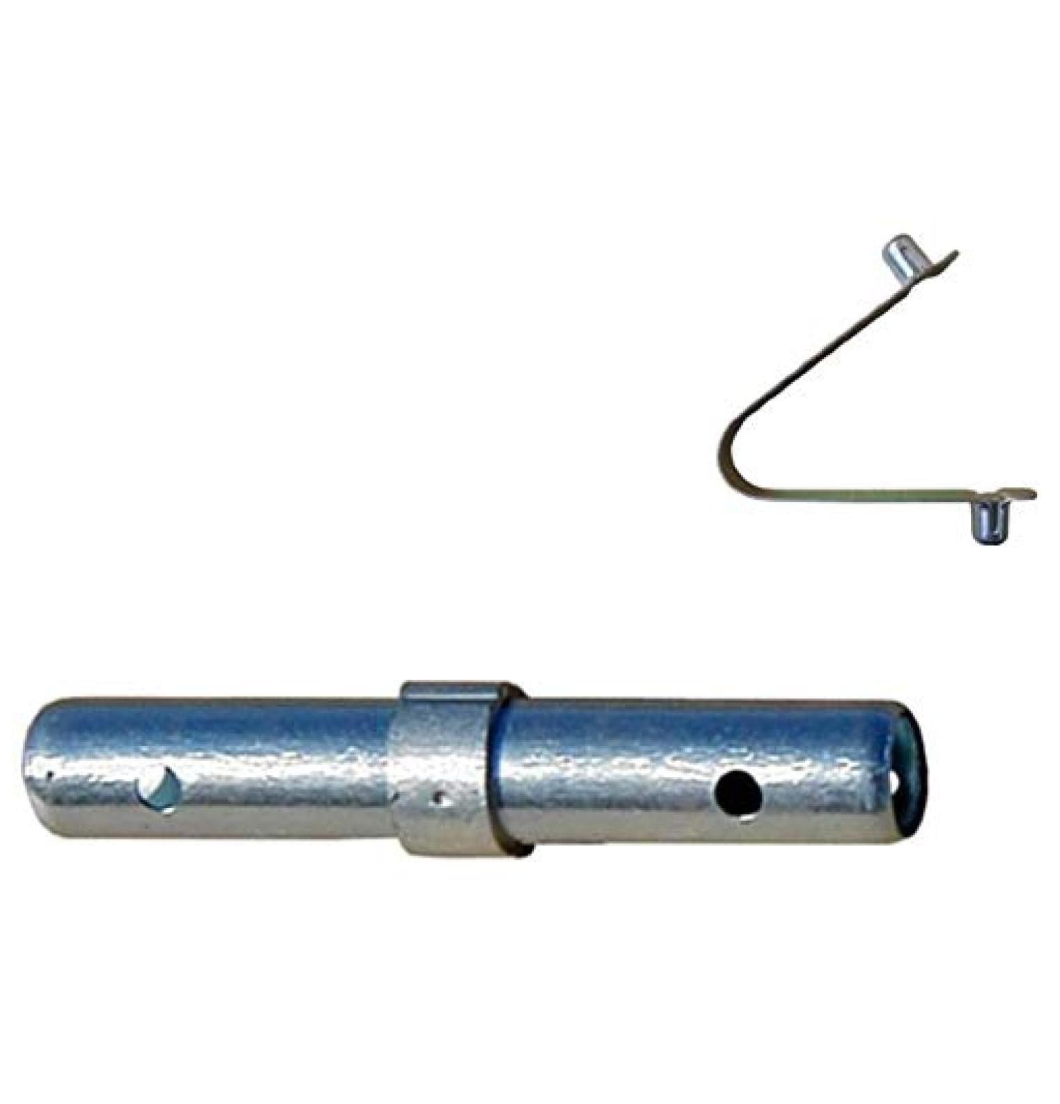 10 Scaffolding Coupling Pin 1-1/4"OD x 9"L with 1" Collar and 10 Spring ...