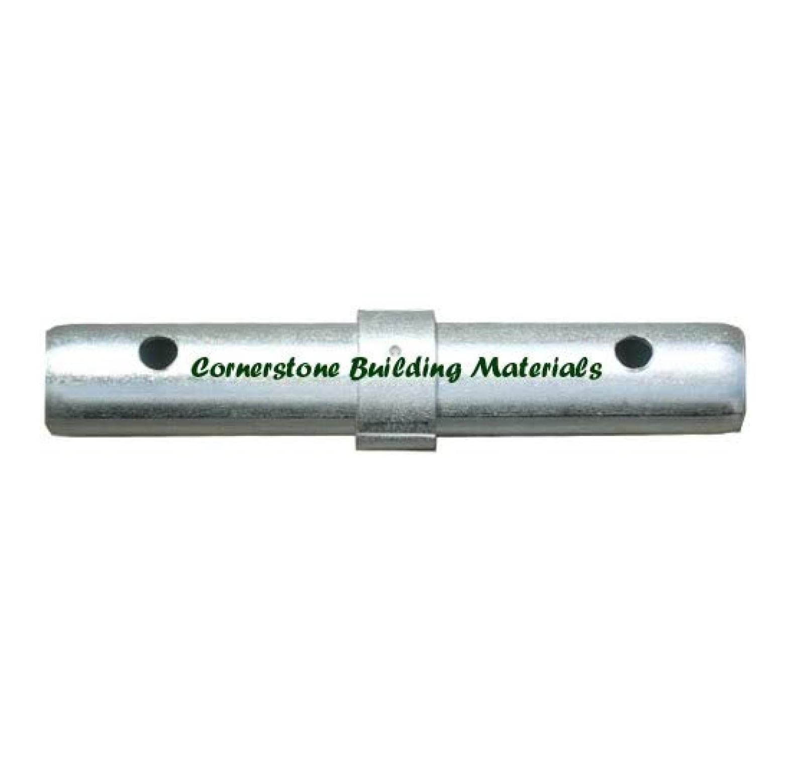 10 Scaffolding Coupling Pin 1-3/8"OD x 9"L with 1" Collar and 10 Spring ...