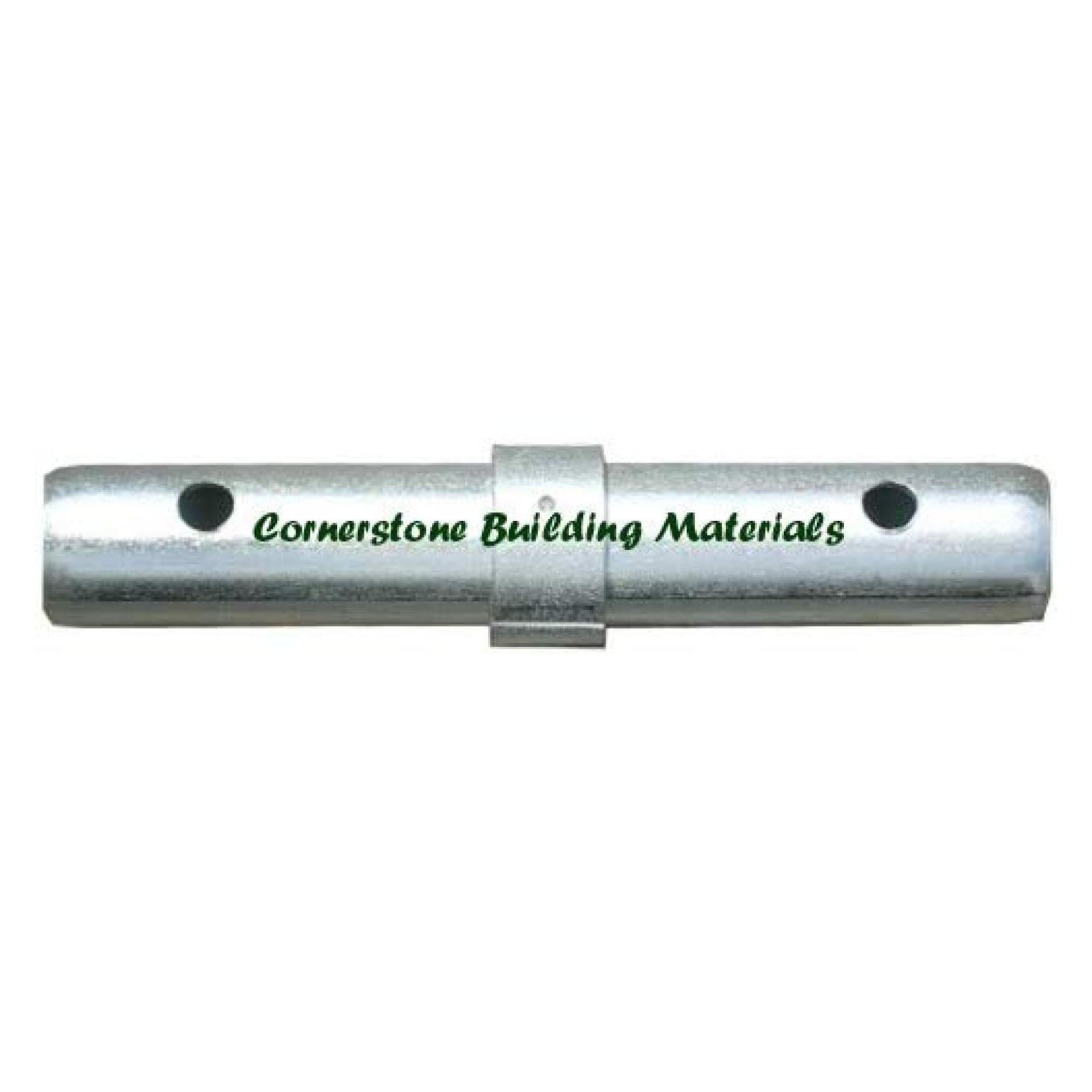 10 Scaffolding Coupling Pin 1-3/8"OD x 9"L with 1" Collar and 10 Spring ...