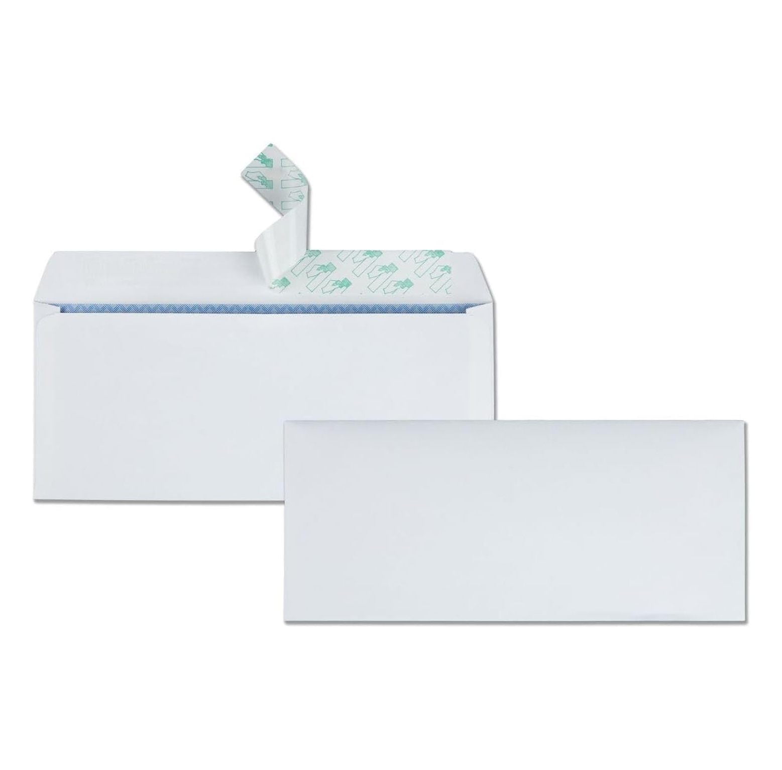 , #10 Security Tinted Envelopes, Redi-Strip, Windowless, White, 4.125x9 ...