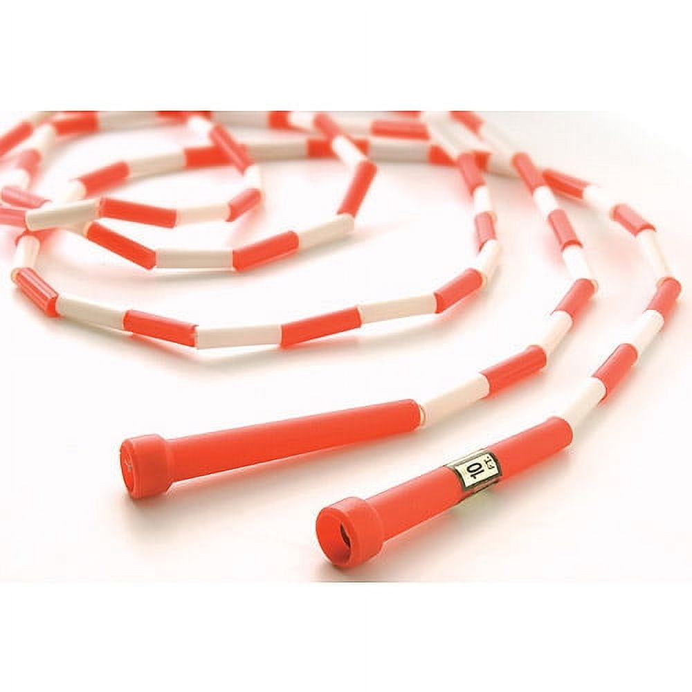 10' Segmented Skip Rope, Red/White - Walmart.com
