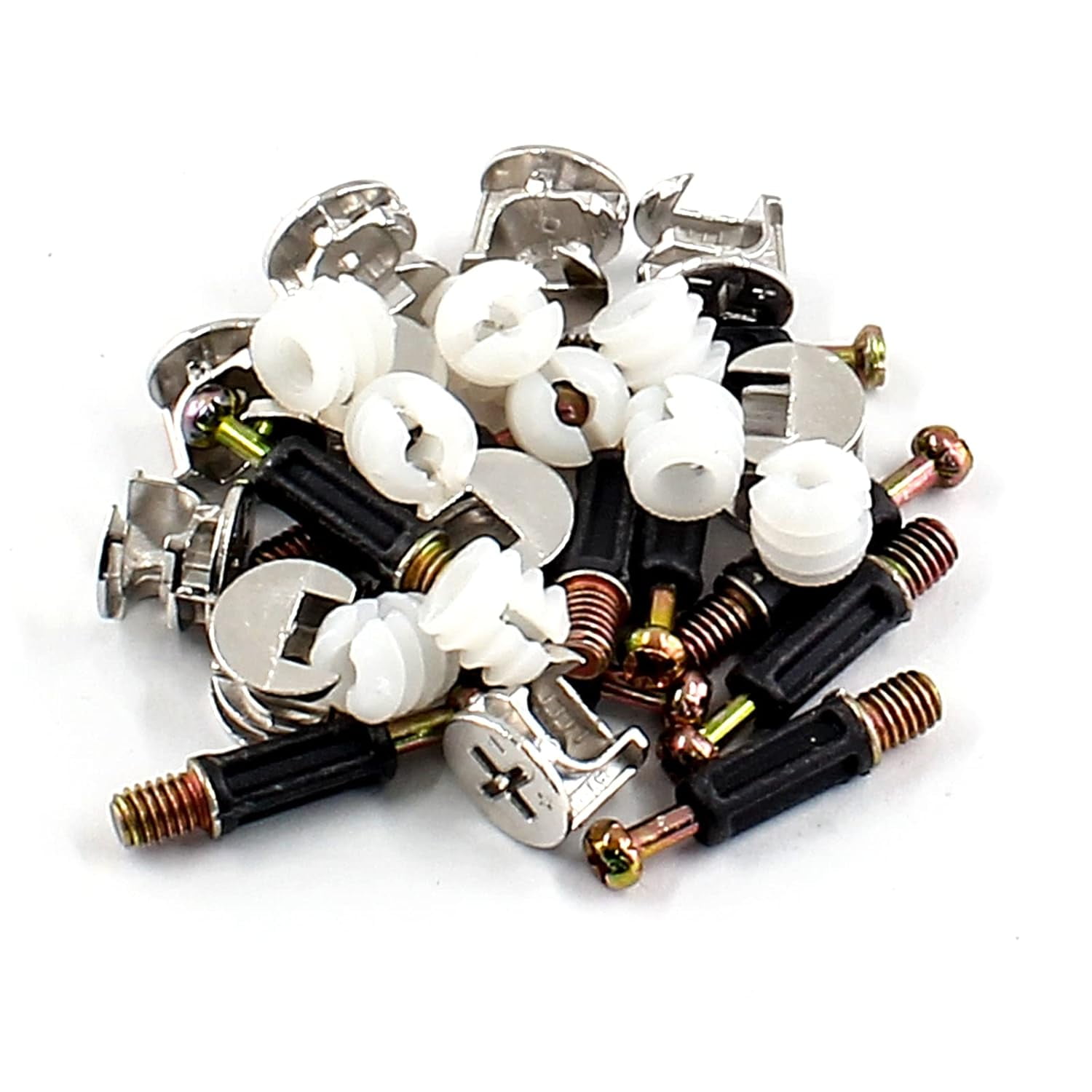 10 Set 35mm Cam Lock Screws for Furniture,3 in 1 Cam Lock Fasteners,Cam ...