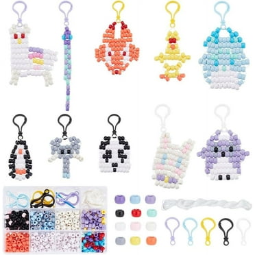 1Box 8Pairs 620Pcs Bead Pets Kit Pony Beads Assortment Box Set Art ...