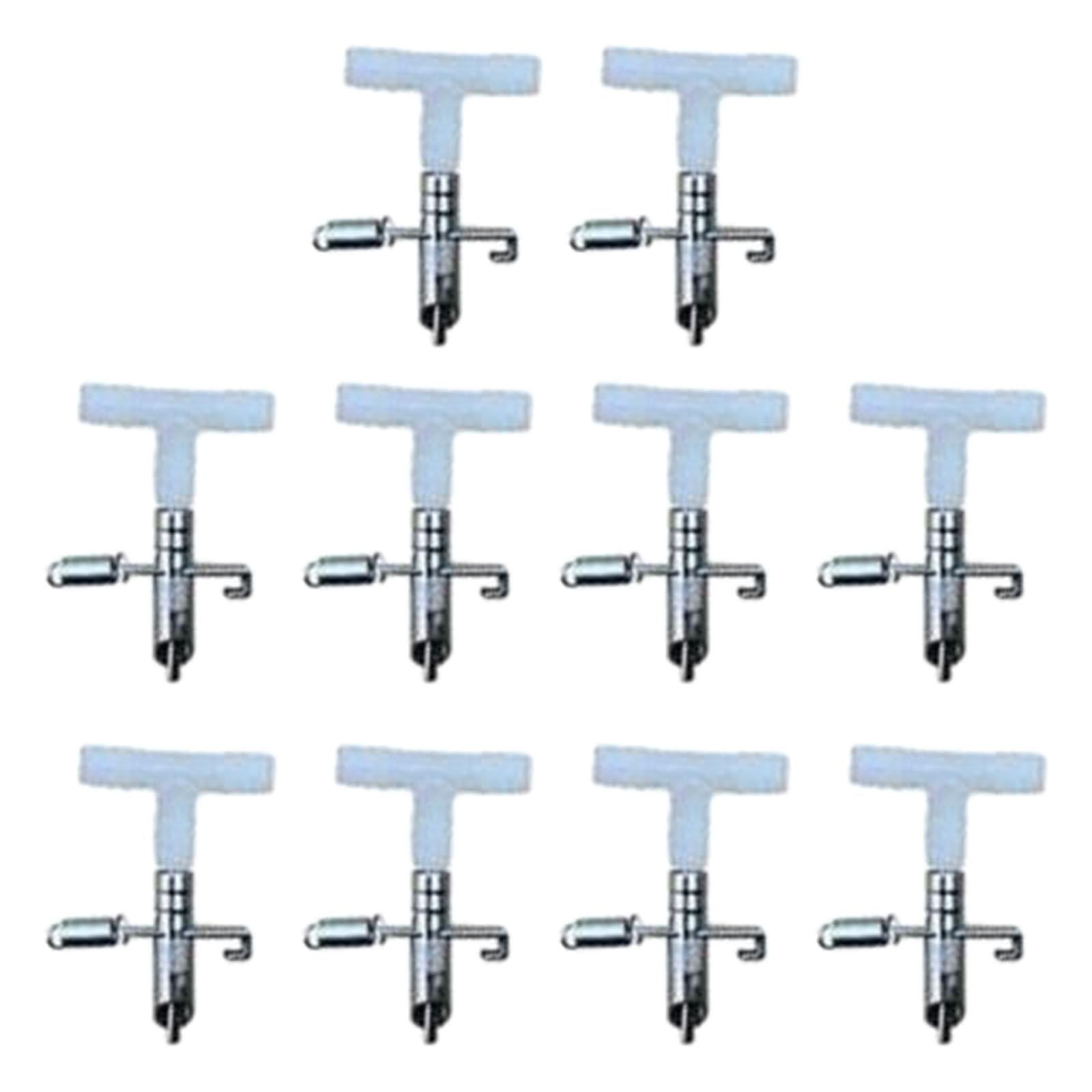 10 Set Automatic Rabbit Water Drinker Feeder Poultry Watering System ...