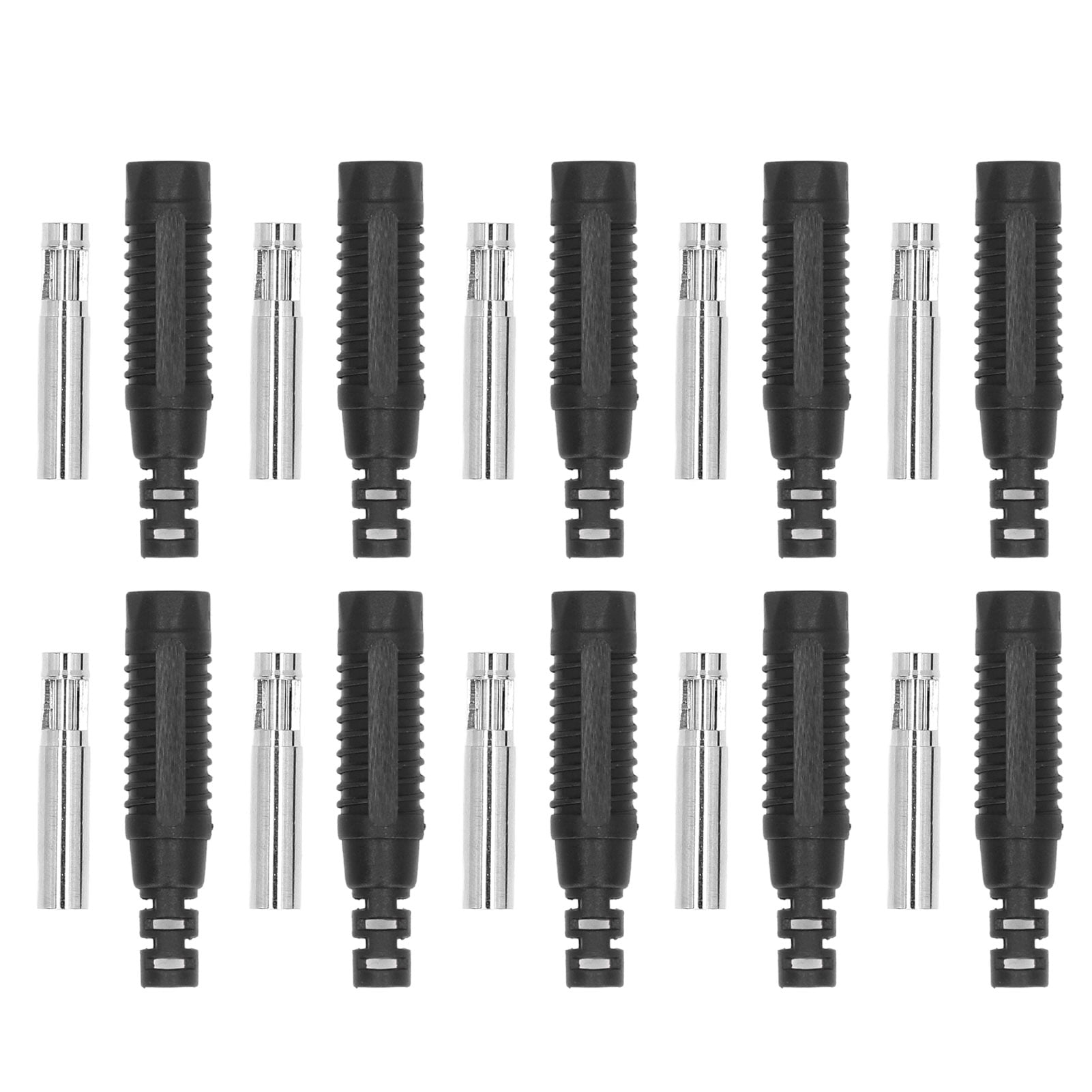 10 Set Banana Female Socket Brass PA Jack Connector Insulation Tube ...