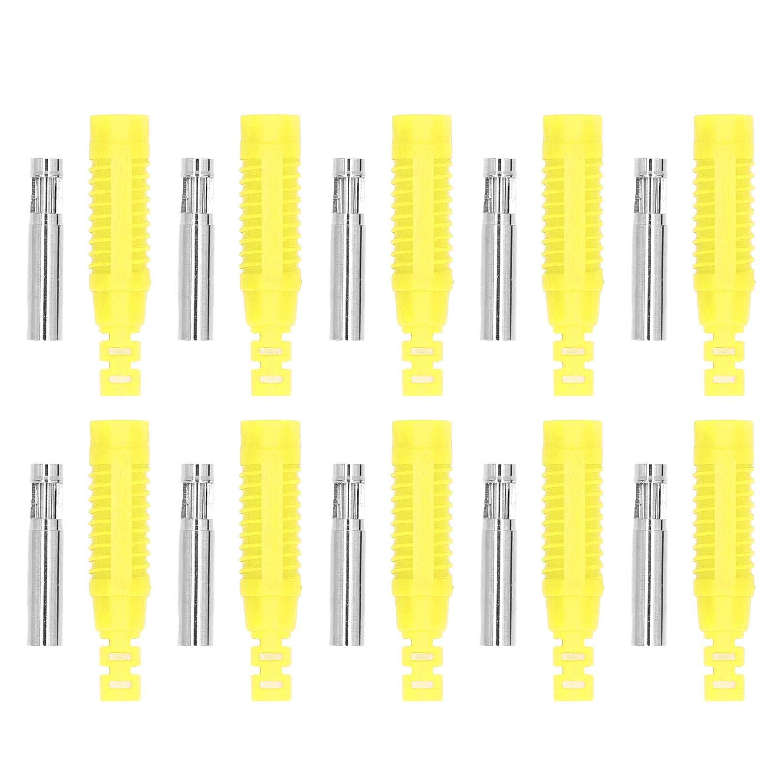 10 Set Banana Female Socket Brass PA Jack Connector Insulation Tube ...
