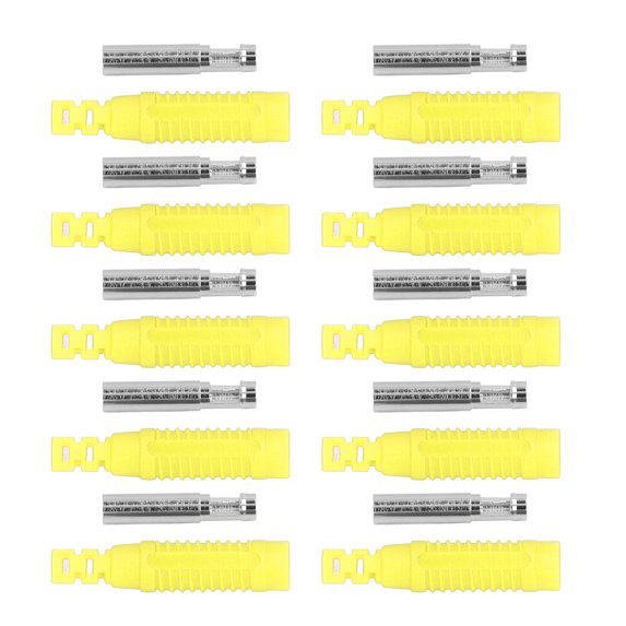 Neyseki 10 Set Banana Female Socket Brass PA Jack Connector Insulation ...