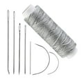 10 Set Curved Needle Upholstery Leather Sewing Needle Set Leather Hand ...