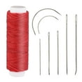 10 Set Curved Needle Upholstery Leather Sewing Needle Set Leather Hand ...