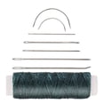 10 Set Curved Needle Upholstery Leather Sewing Needle Set Leather Hand ...