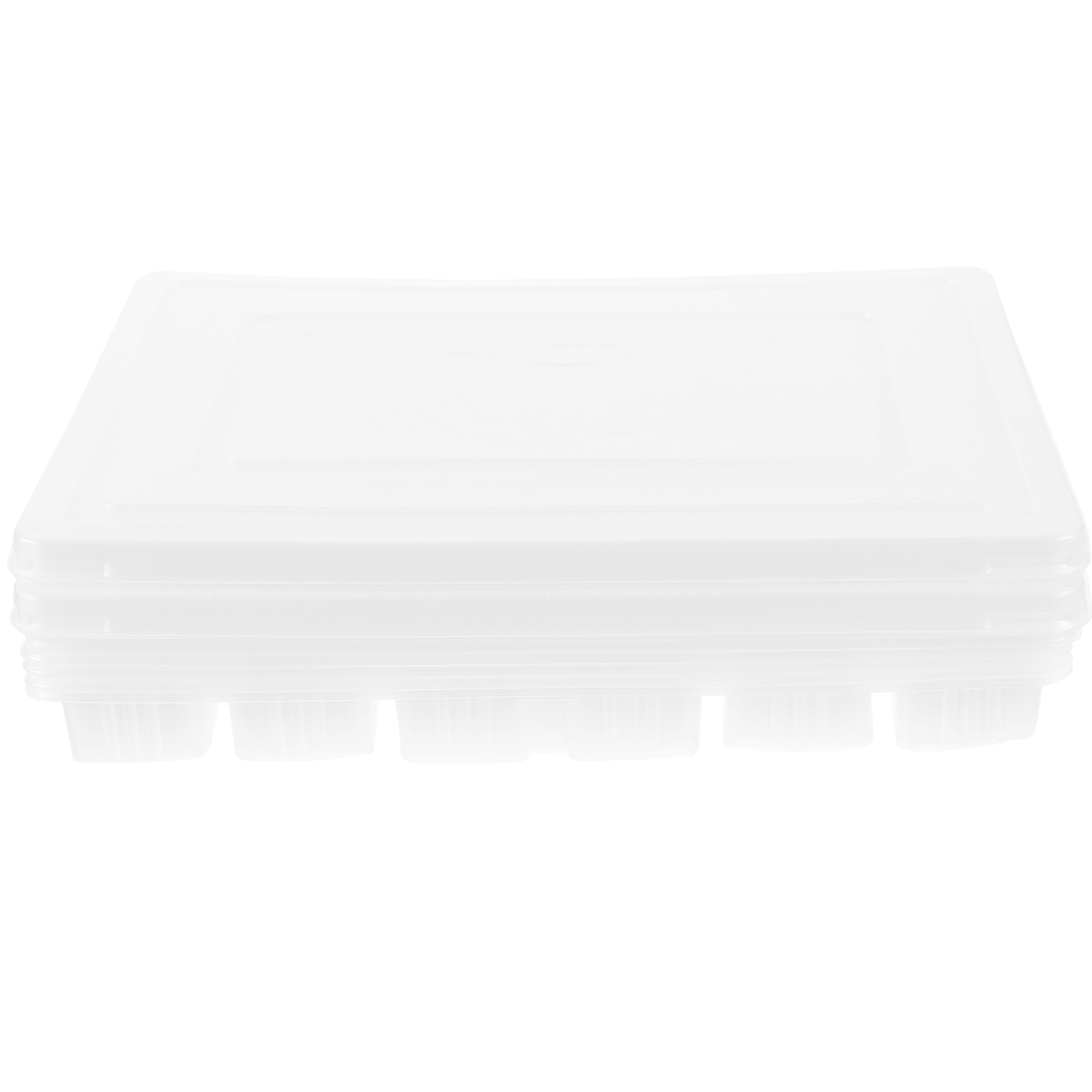 10 Set Dumpling Box with Lid Refrigerator Case Plate Organizer Fridge ...