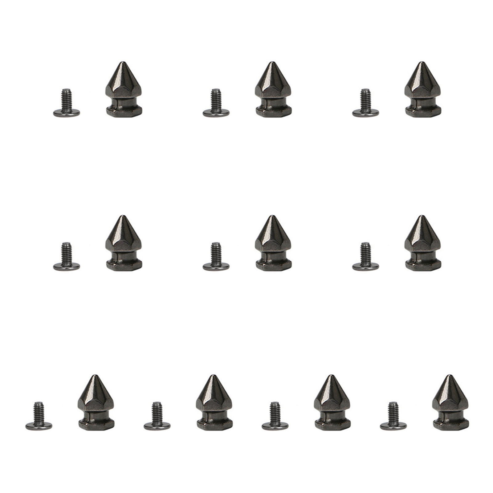 10 Set Fashion Spikes Leathercraft Rivets Belt Collar Studs Suitable ...