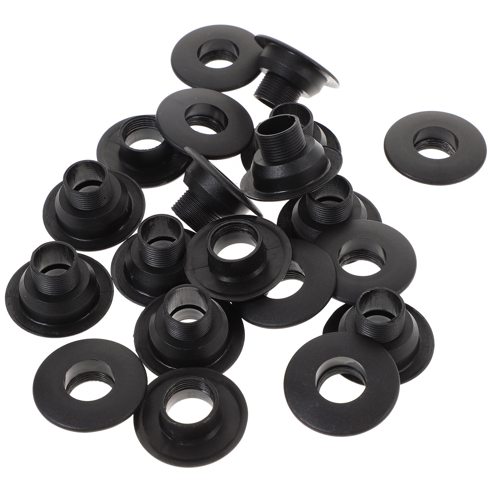 10 Set Foosball Table Parts Foosball Bushing Football Board M Black ...