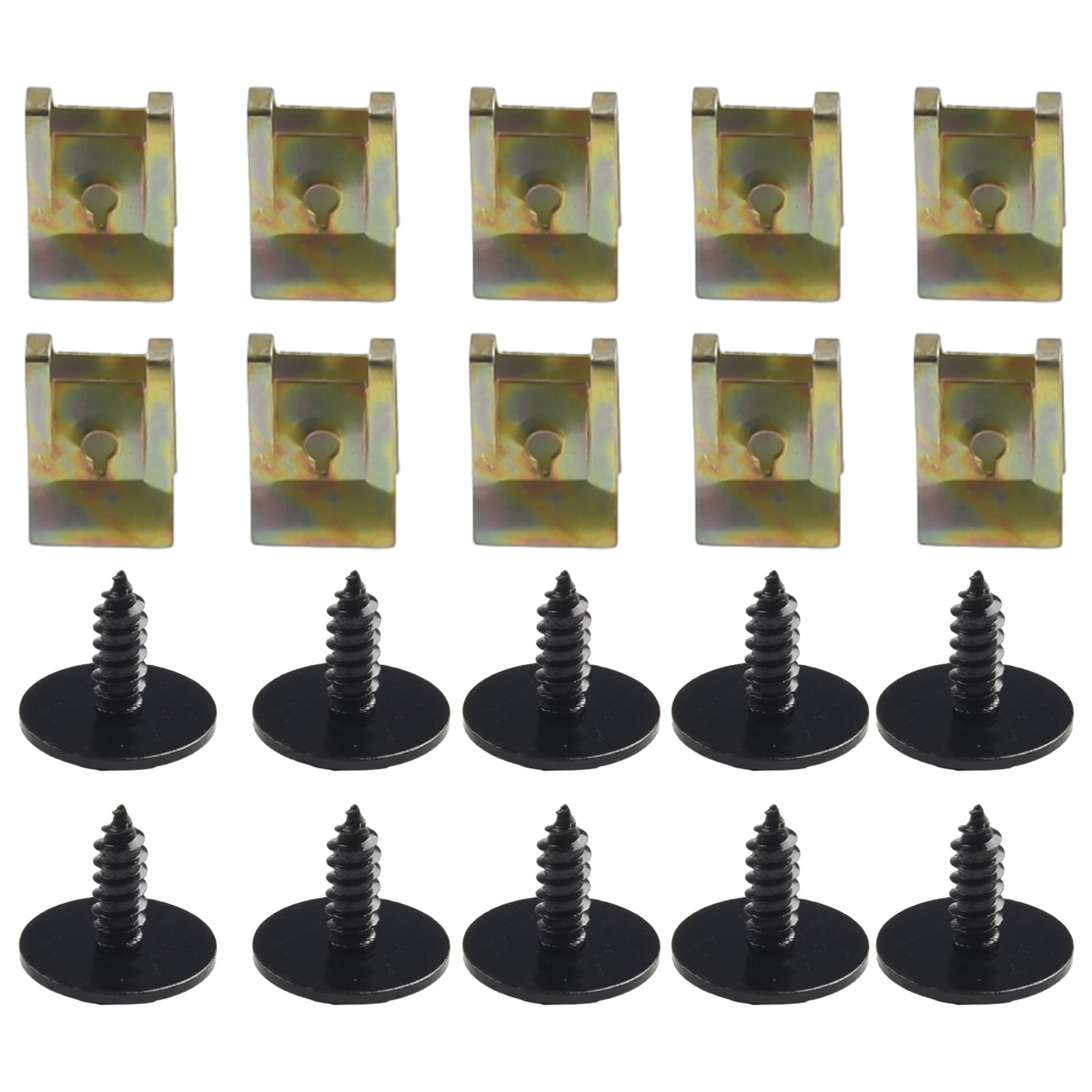 10 Set Hex Head Self-Tapping Screws and Fasteners for Vehicle Undertray ...