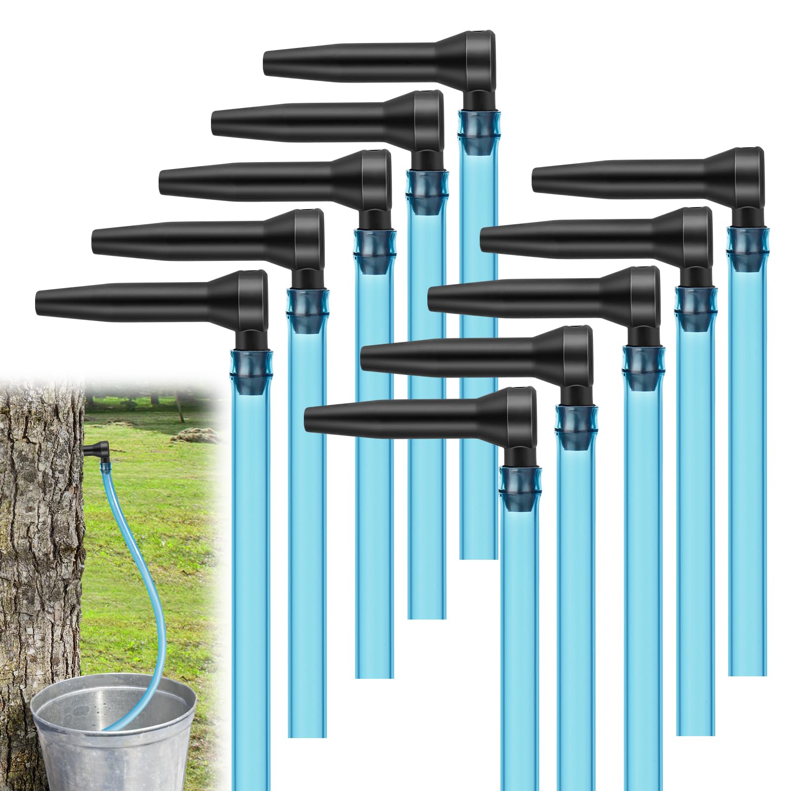 10 Set Maple Syrup Tapping Kit - H2FSDReusable 2 Ft Food Grade Tubing ...