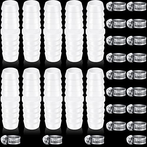 10 Set Plastic Hose Barb Fitting 3/8" x 3/8" Pipe Connectors Barbed ...