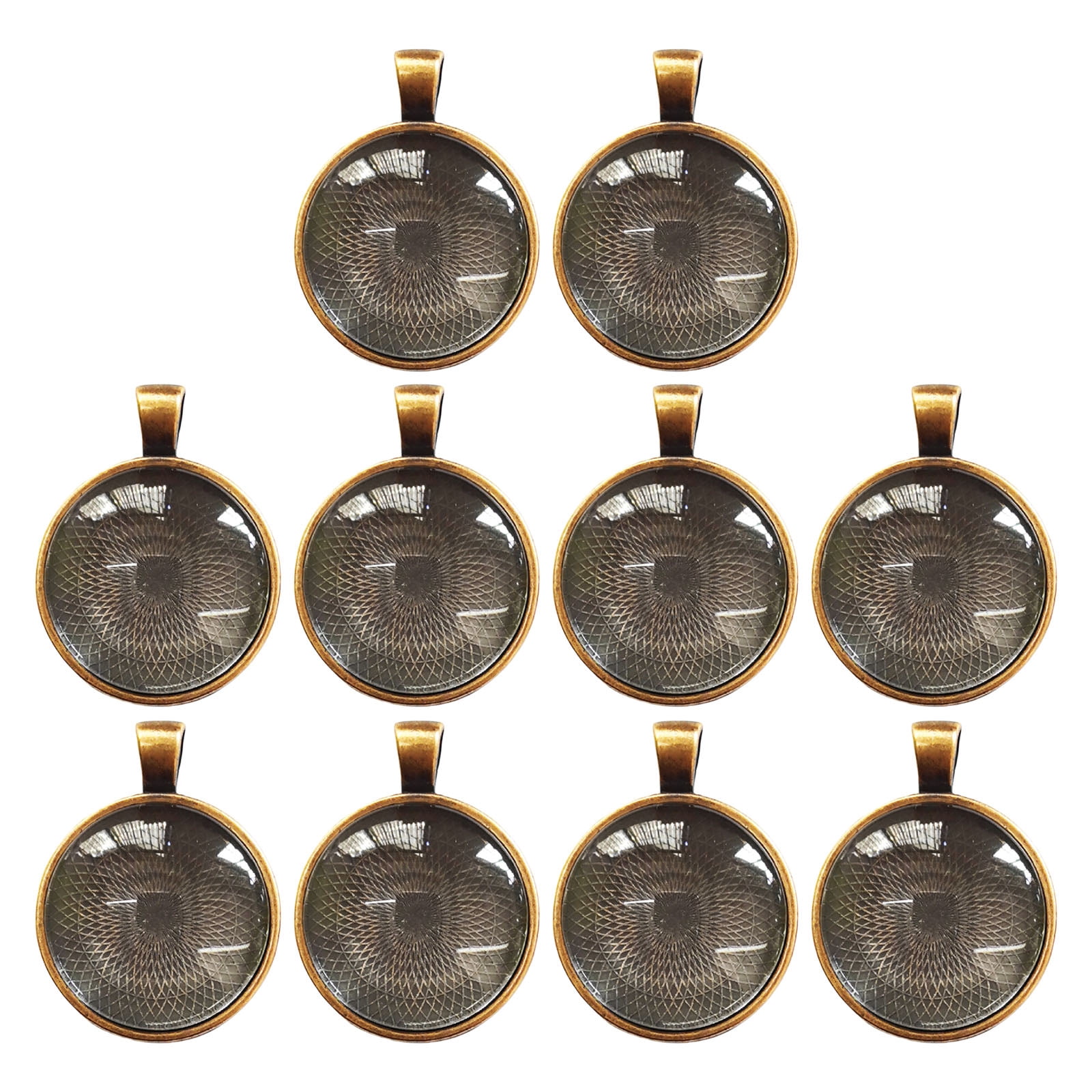 10 Set Round Pendant Bezels 25mm Pendant Base Bezel Tray Pendant Bezel ...