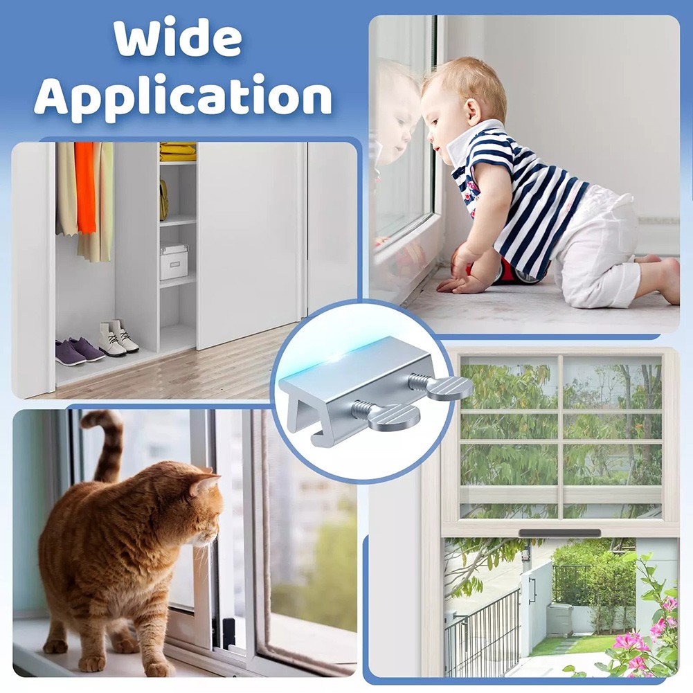 10 Set Sliding Locks Stoppers For Vertical Horizontal Sliding Door ...