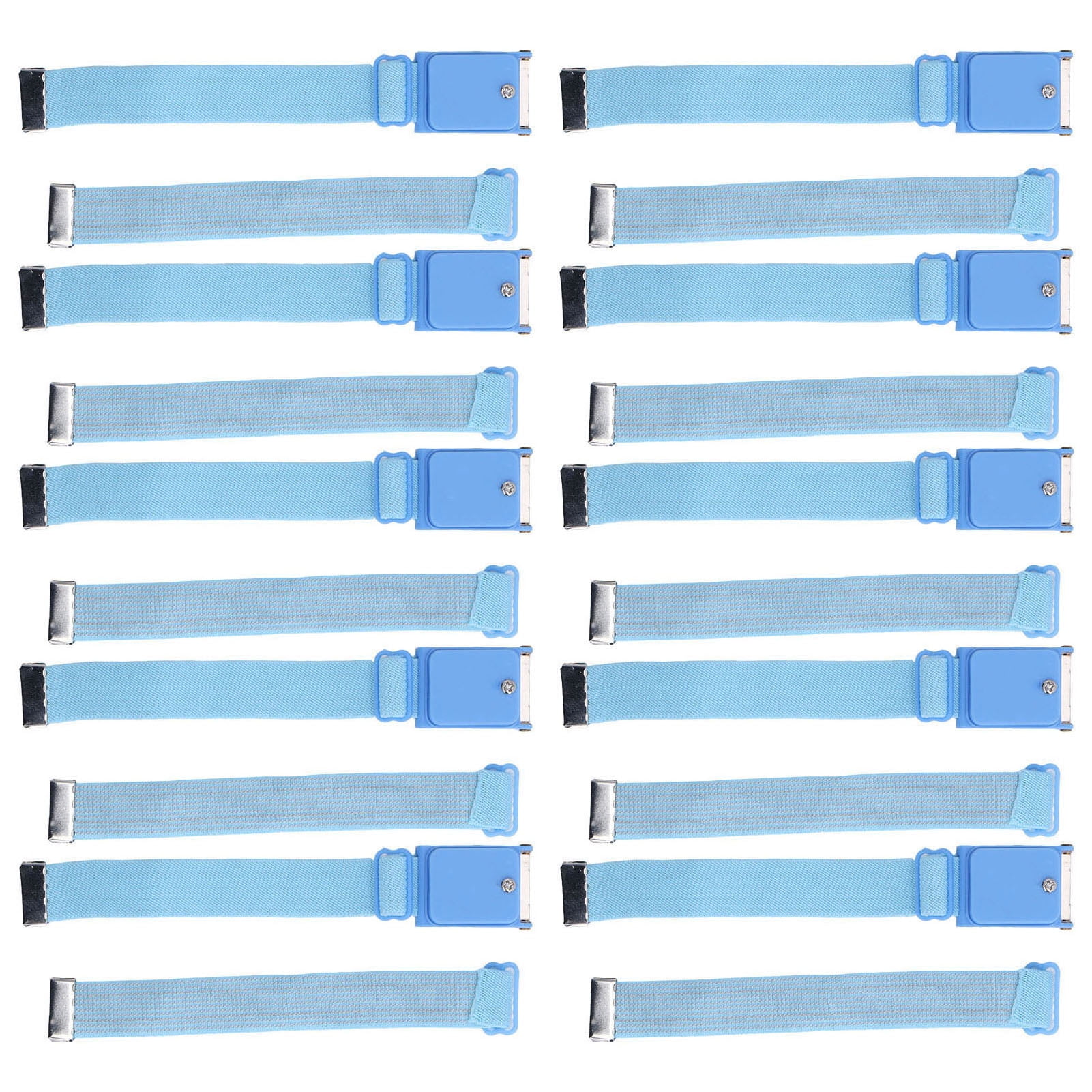 10 Set Static Wrist Strap Adjustable Cordless Wristband Strong Clamping ...