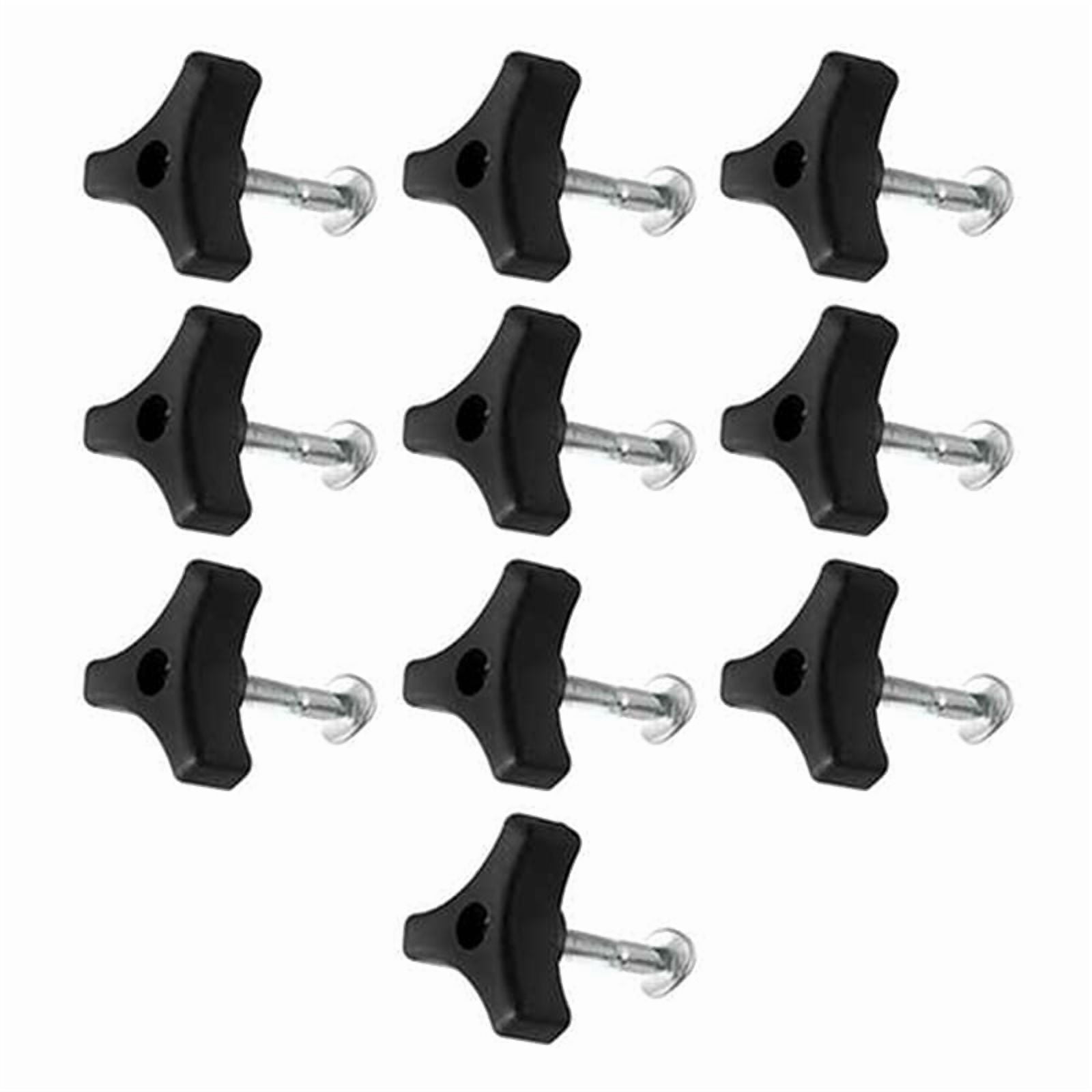 10 Set Triangle Handle Bar Wheel Knob and Bolt Fasteners Replacement ...