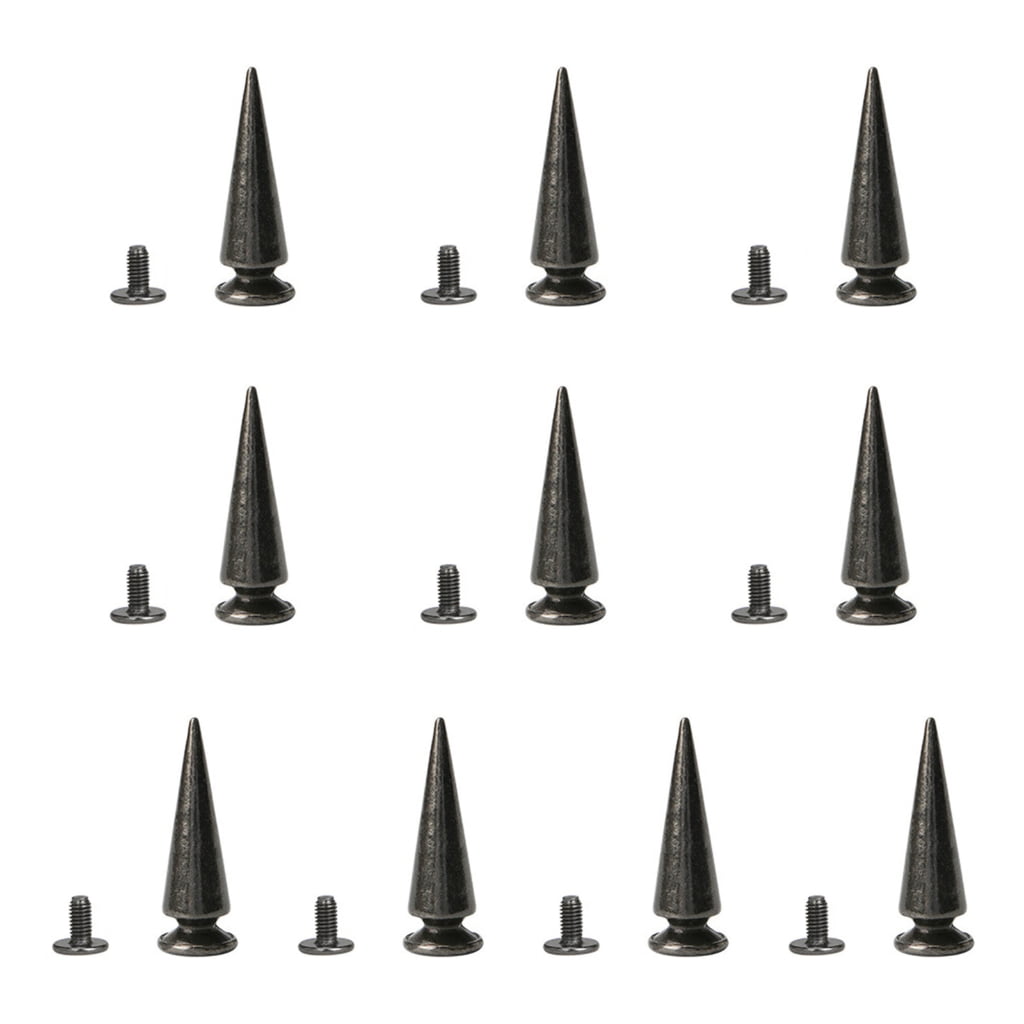 10 Set Unique Spikes Screwback Spikes Fashion Accessories Suitable for ...