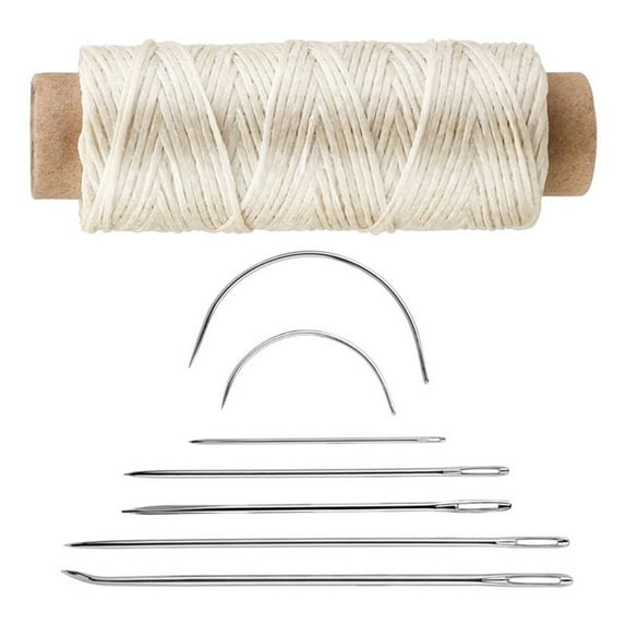 10 Set Upholstery Needle Curved Needle Leather Sewing Needle Set with ...