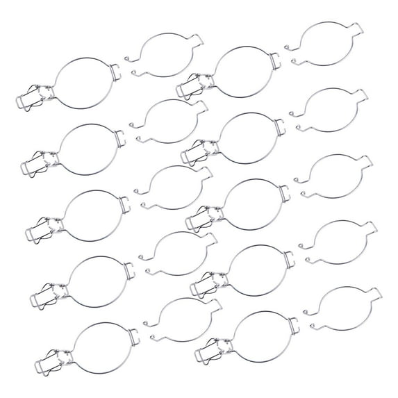 10 Set Wire Clamp Glass Jar Sealed Buckle Locking Clamps Stainless ...