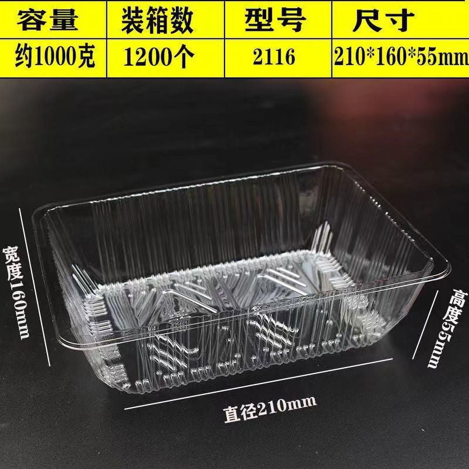Raindrops Transparent Plastic Fruit Tray with Lid for Storage ...