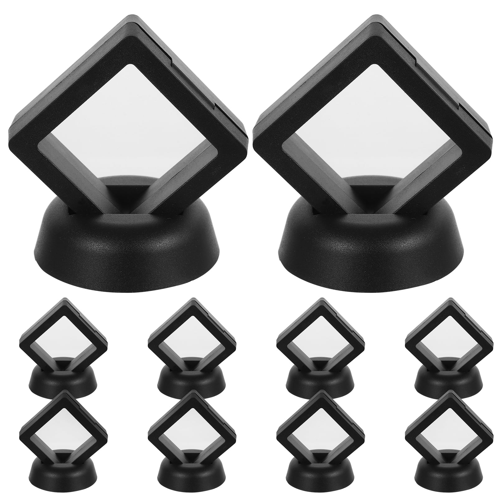 10 Set of Jewelry Floating Display Cases Jewelry Box Display Holder ...