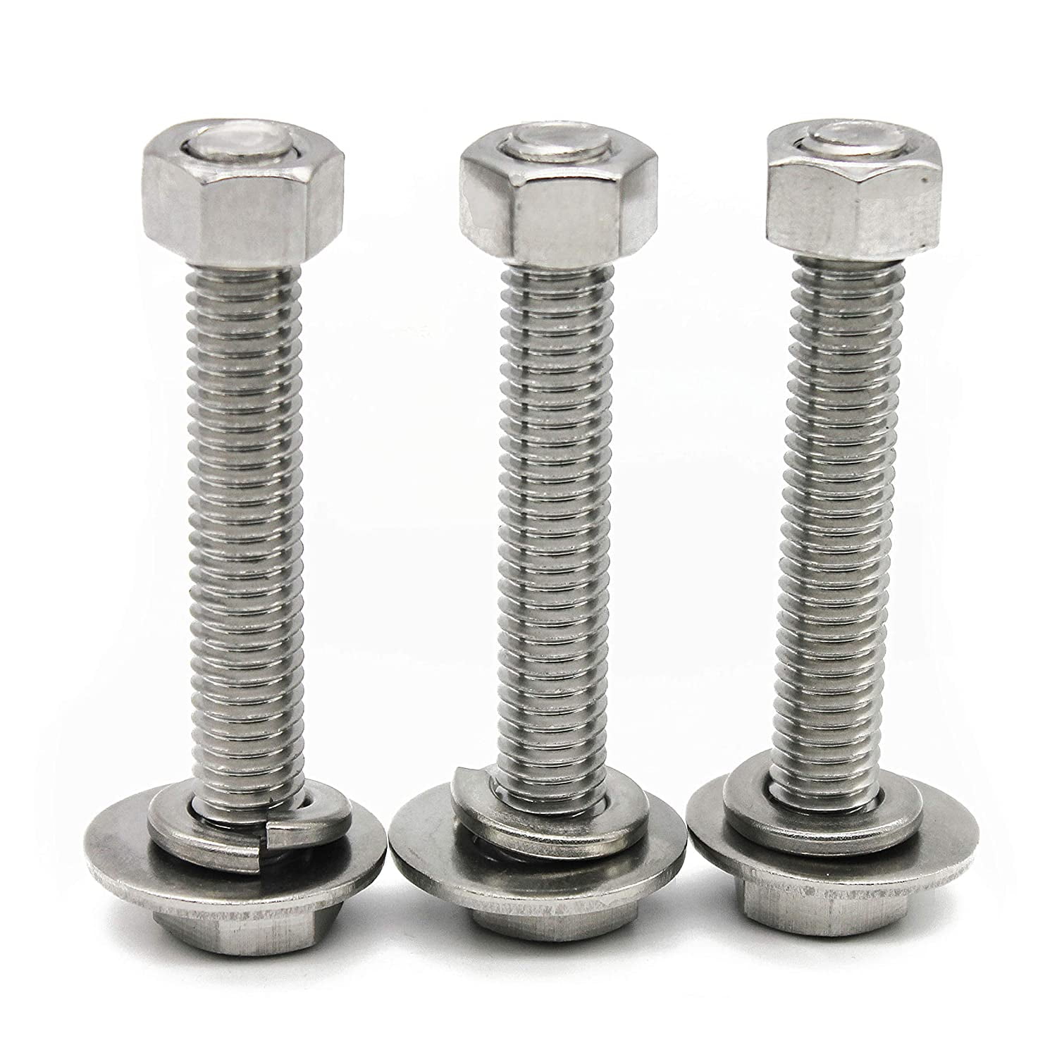 10 Sets 1 4 20x2 1 2 Stainless Steel Hex Head Screws Bolts Nuts 10-sets-1-4-20x2-1-2-stainless-steel-hex-head-screws-bolts-nuts