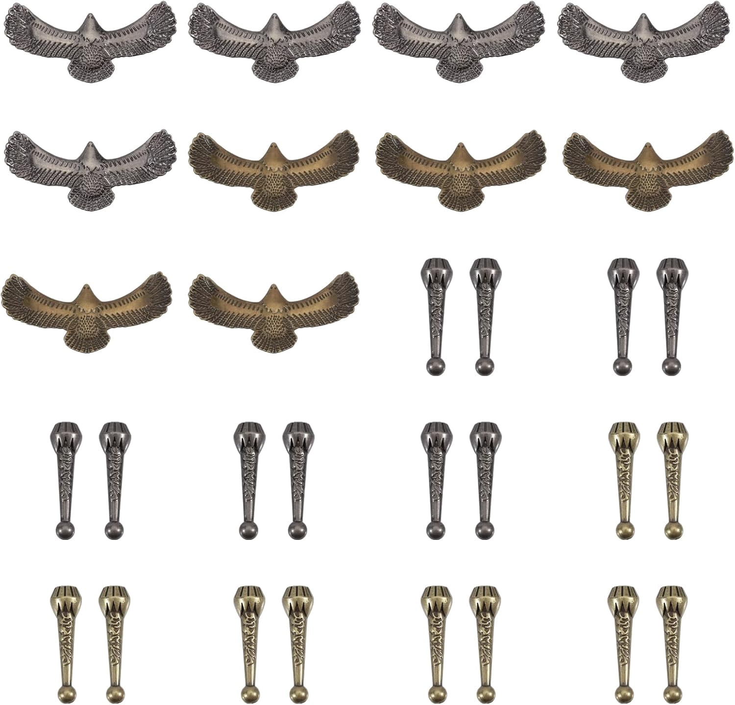 10 Sets 2 Color Bolo Tie Making Kit 20 Pcs Bolo Tie Tips 10 Pcs Bolo ...