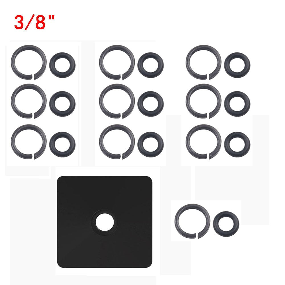 10 Sets 3/8 Inch Wrench Retaining Ring Clip with O-Ring with Anvil ...